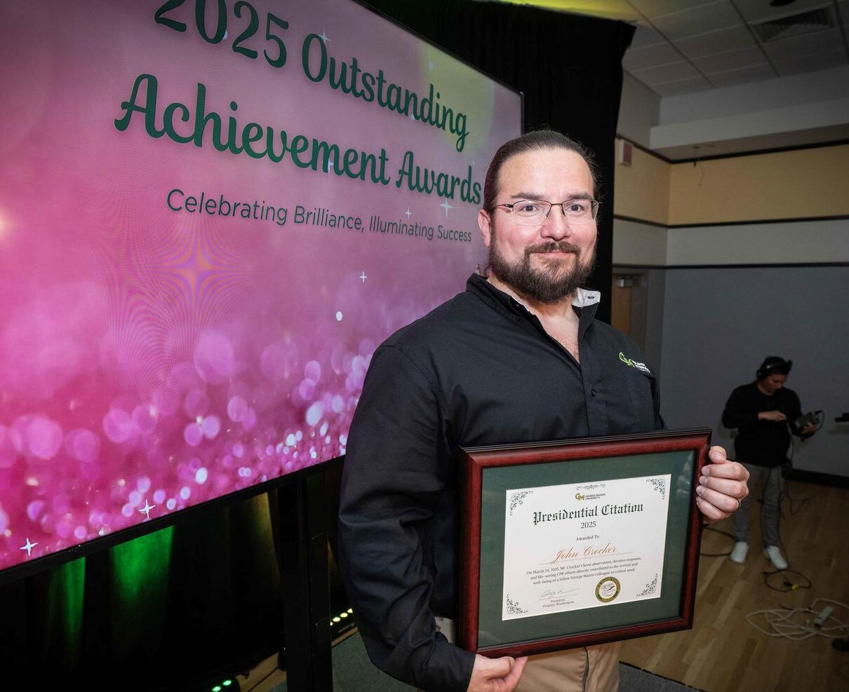 John Crocker, Presidential Citation Recipient – Mason Staff Senate